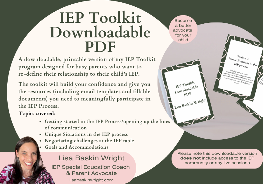 IEP Toolkit Downloadable PDF